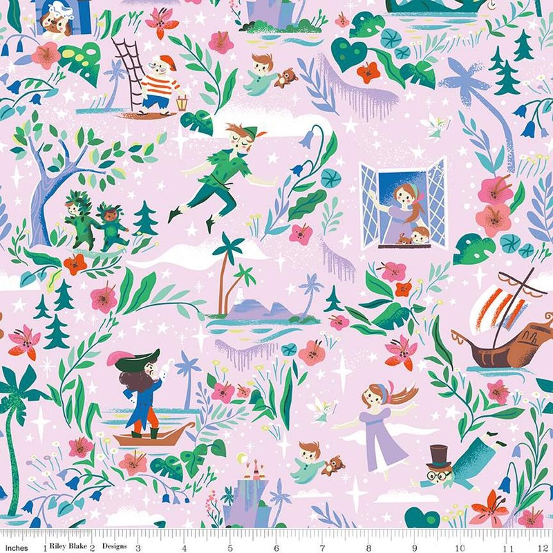 Forever Neverland Main Princess - by Jill Howarth for Riley Blake Half ...