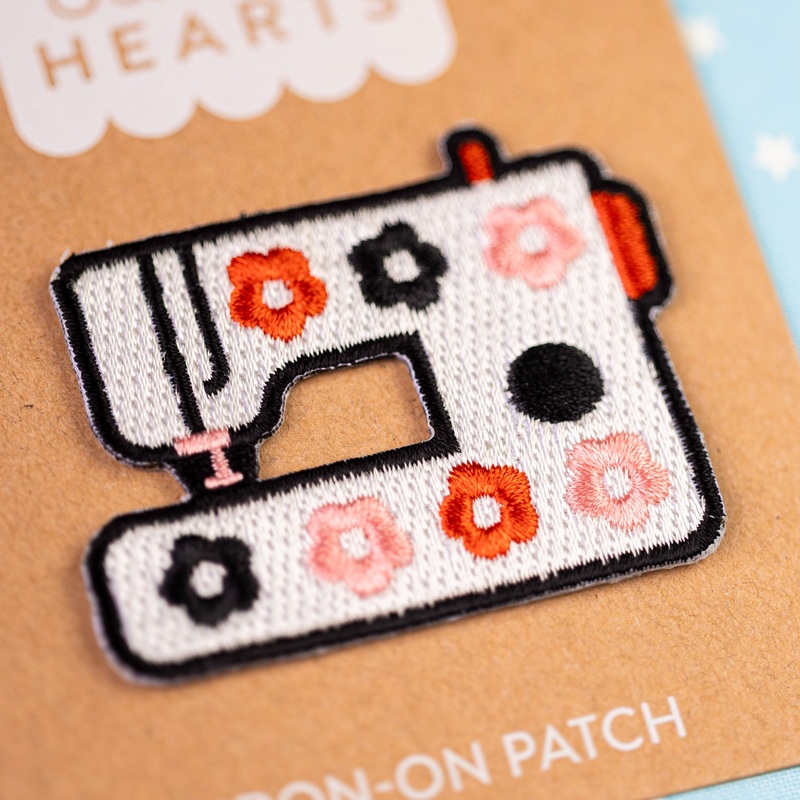 Daisy Sewing Machine Iron On Patch - Sarah Hearts - Quilting Fabrics ...
