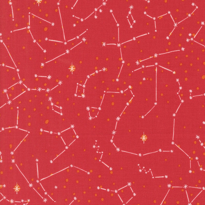 321 Blast Off / Constellations in Mars - Quilting Fabrics, Sewing Tools ...