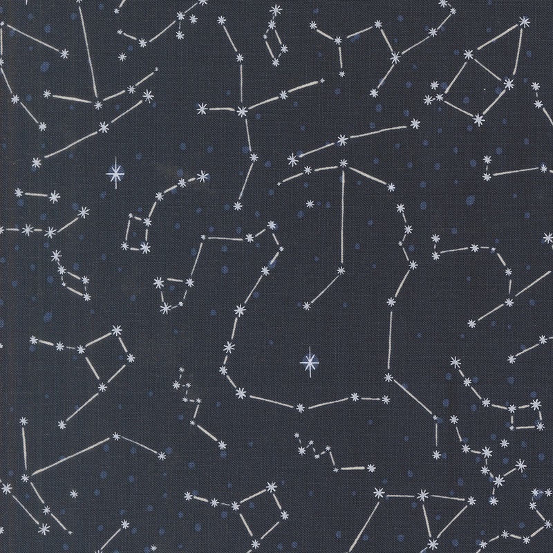 321 Blast Off / Constellations in Night Sky - Quilting Fabrics, Sewing ...