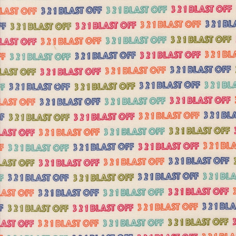 321 Blast Off / Countdown in Spacesuit - Quilting Fabrics, Sewing Tools ...
