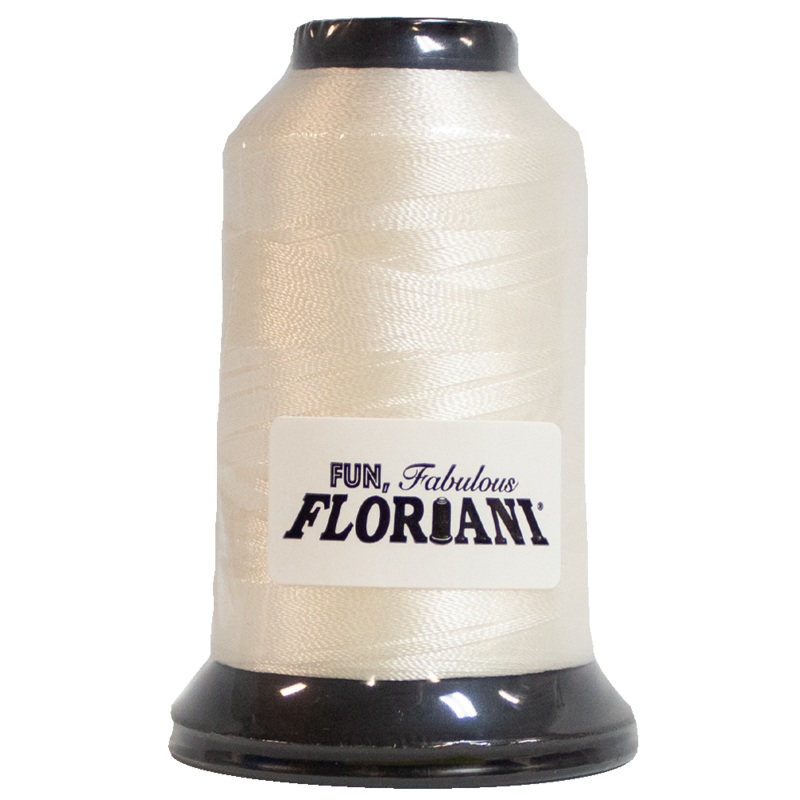 Floriani Embroidery Thread / Off White - Quilting Fabrics, Sewing Tools ...