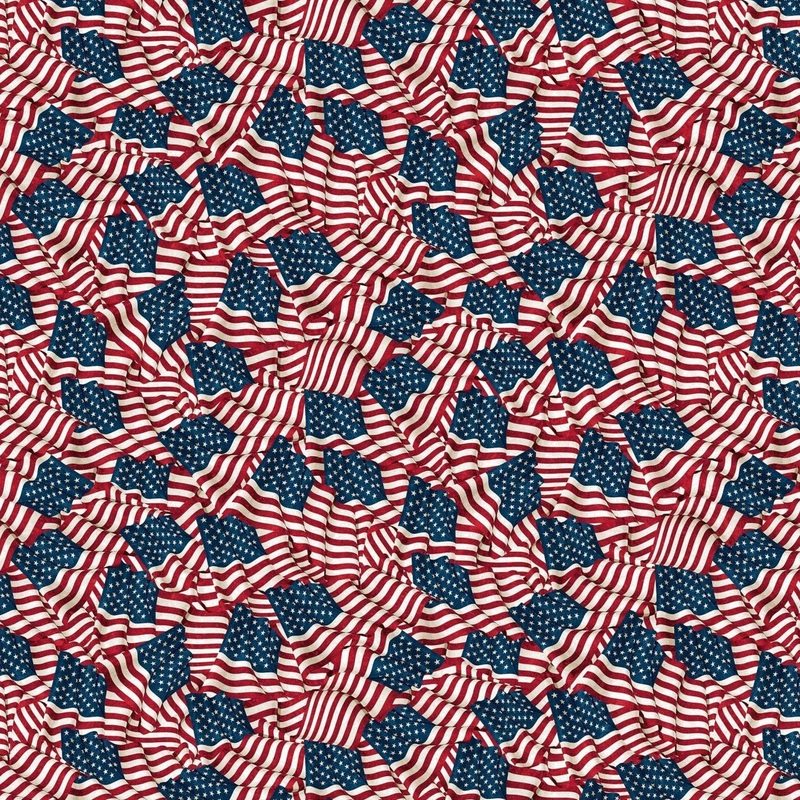 Stars & Stripes X / Flags - Quilting Fabrics, Sewing Tools, Embroidery ...