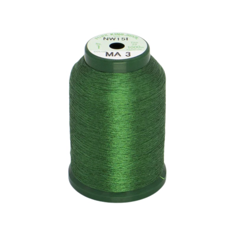 KingStar Metallic Embroidery Thread / Green - Quilting Fabrics, Sewing ...