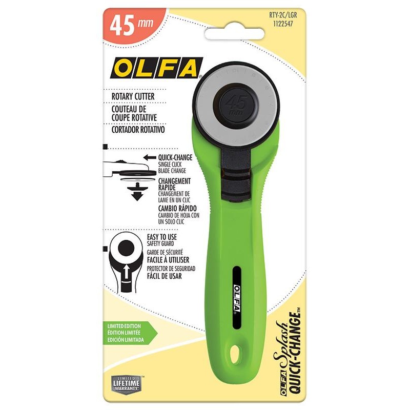 OLFA 45mm Limited Edition Rotary Cutter - Quilting Fabrics, Sewing ...