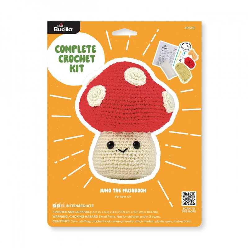 Juno the Mushroom Crochet Kit - Quilting Fabrics, Sewing Tools ...
