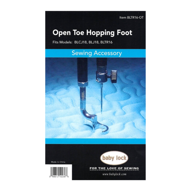 Open Toe Hopping Foot - Quilting Fabrics, Sewing Tools, Embroidery ...