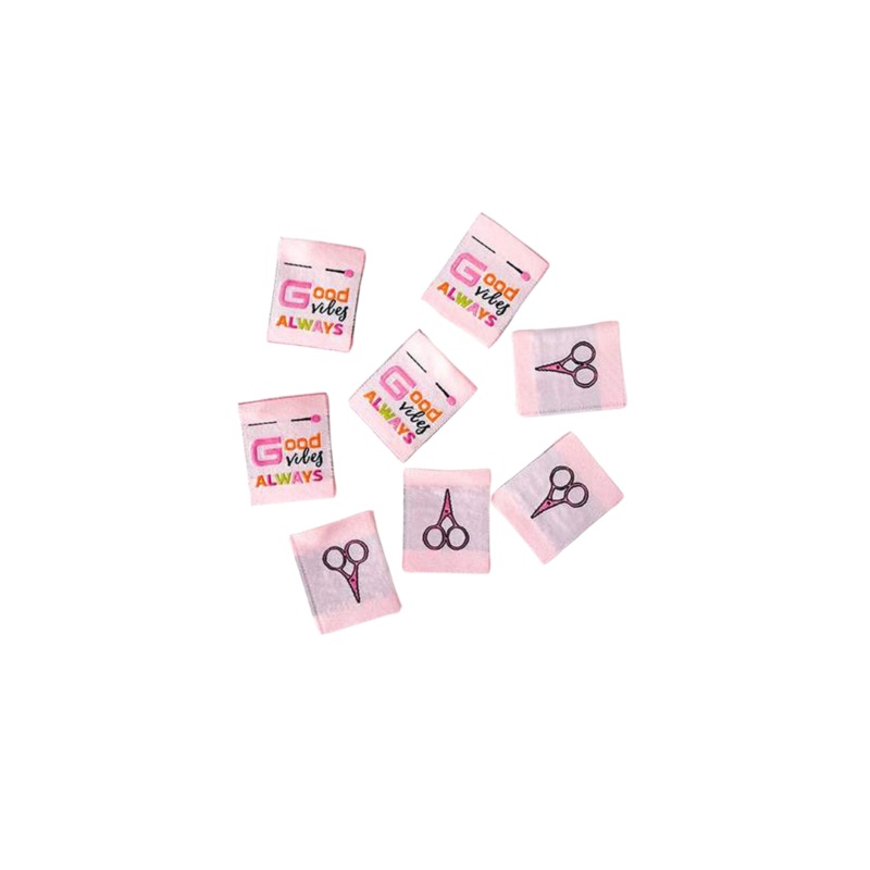 Good Vibes Sew-In Labels - Quilting Fabrics, Sewing Tools, Embroidery ...