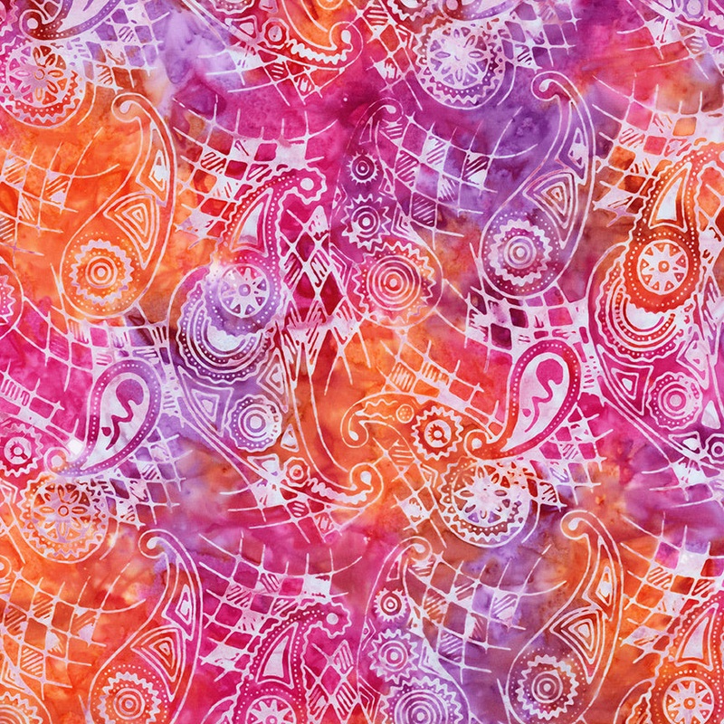 Splatter / Coral Fiesta - Quilting Fabrics, Sewing Tools, Embroidery ...