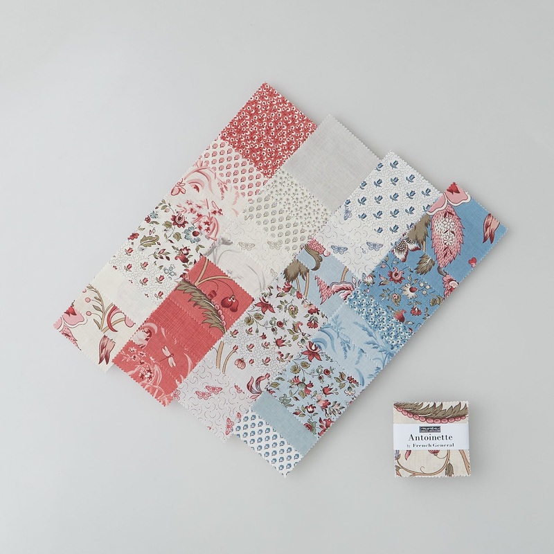 Antoinette Mini Charm Pack - Quilting Fabrics, Sewing Tools, Embroidery ...