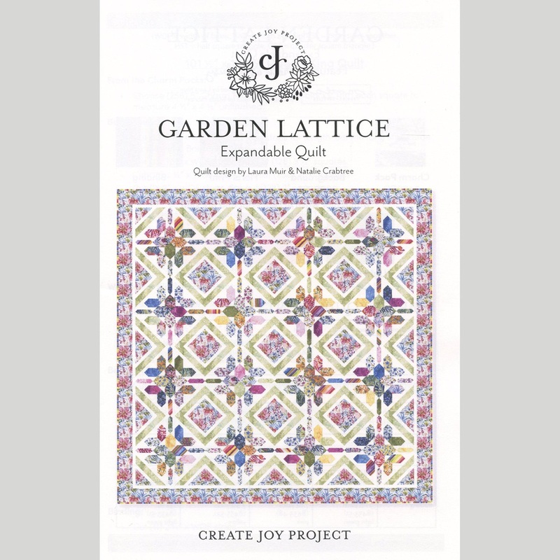 Garden Lattice Quilt Pattern - Quilting Fabrics, Sewing Tools ...