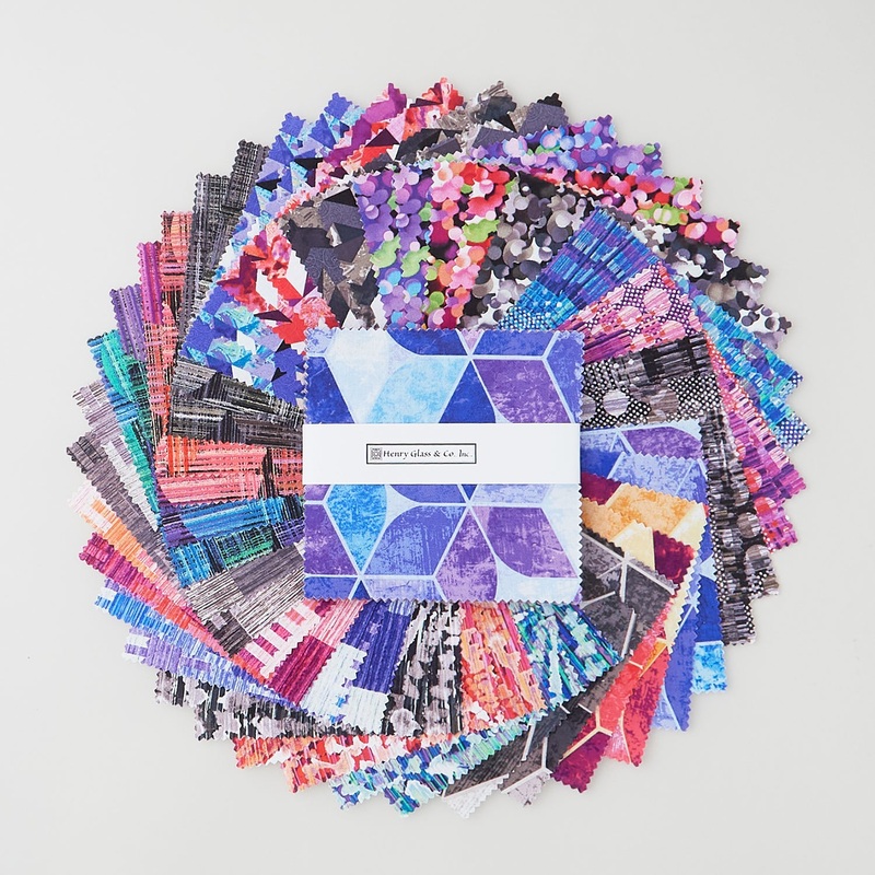 Kinetic Geometrics Favorites 5" Squares - Quilting Fabrics, Sewing ...