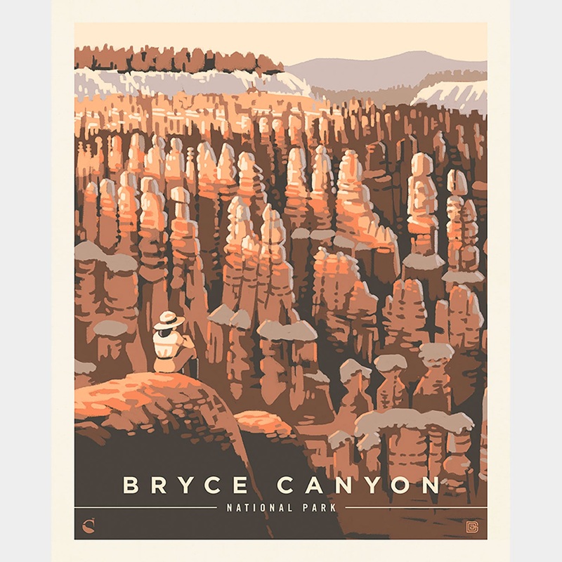 National Parks - Bryce Canyon Poster Multi Panel - Quilting Fabrics ...