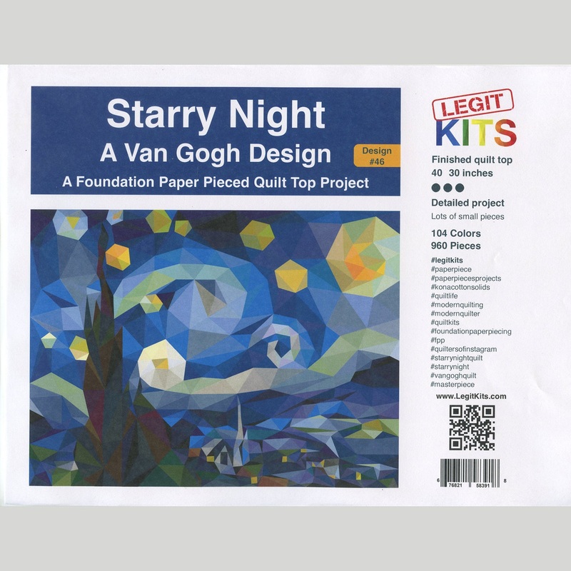 Starry Night Quilt Pattern - Quilting Fabrics, Sewing Tools, Embroidery ...
