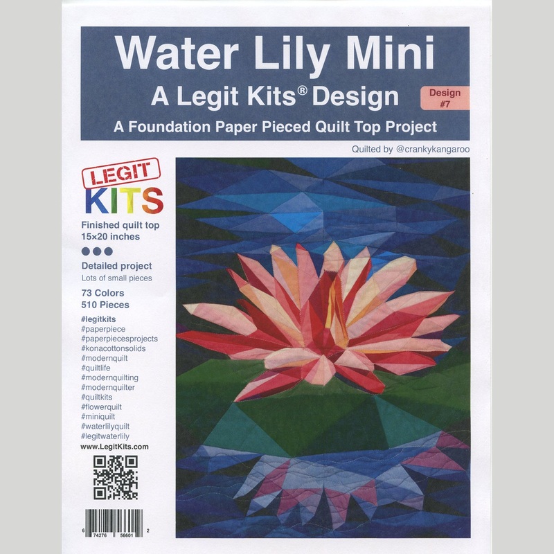Water Lily Mini Quilt Pattern - Quilting Fabrics, Sewing Tools ...