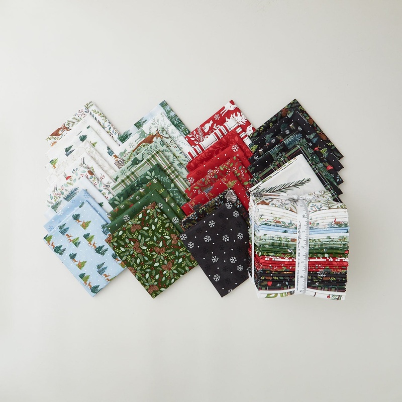 Woodland Winter Fat Quarter Bundle - Quilting Fabrics, Sewing Tools ...