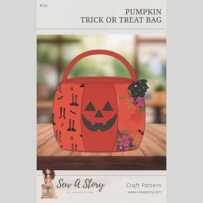 Pumpkin Trick or Treat Bag Pattern - Quilting Fabrics, Sewing Tools ...
