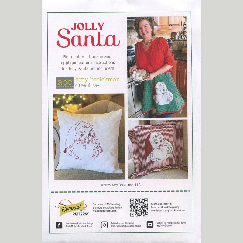 Jolly Santa Appliqu & Iron-on Transfer Collection Pattern - Quilting ...