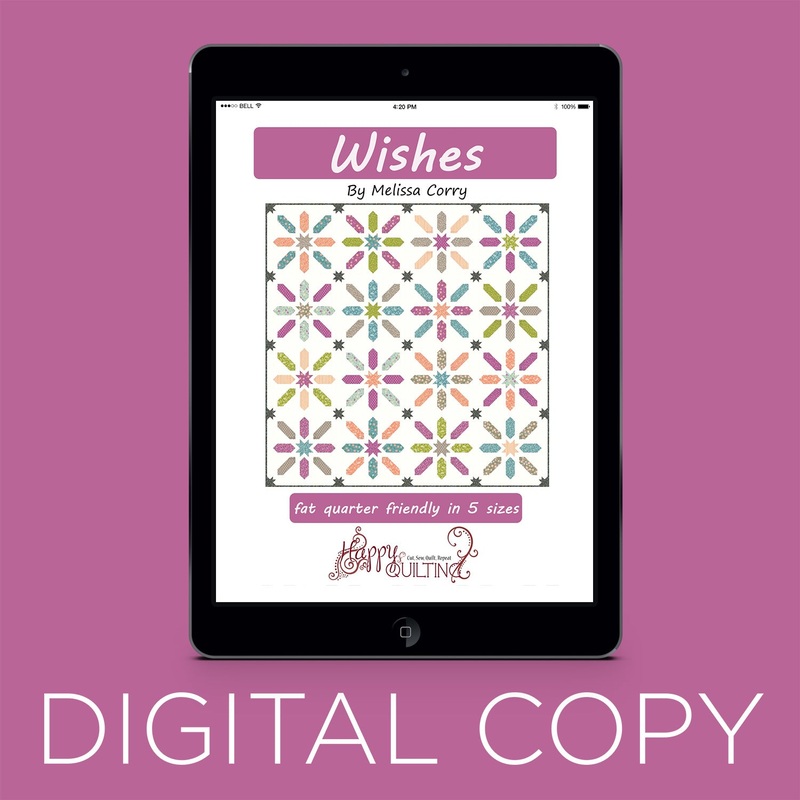 Digital Download - Wishes Quilt Pattern - Quilting Fabrics, Sewing ...