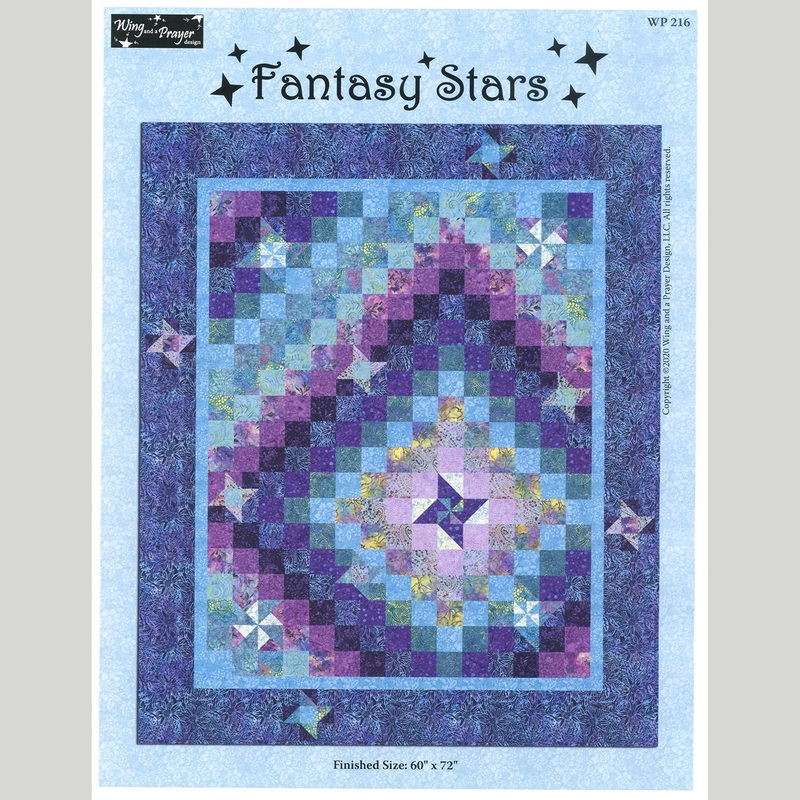 Fantasy Stars Quilt Pattern - Quilting Fabrics, Sewing Tools ...