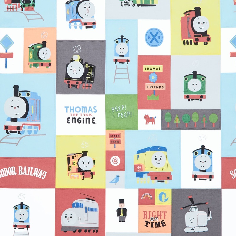 Thomas and Friends Sodor Railway - Trains Cheater Print Yardage ...