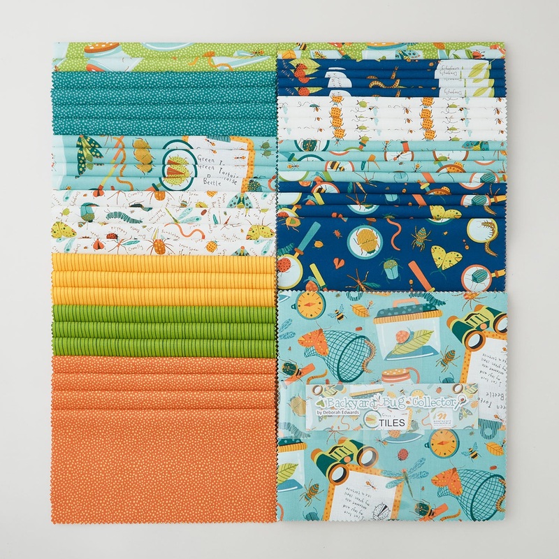 Backyard Bug Collector Tiles - Quilting Fabrics, Sewing Tools ...