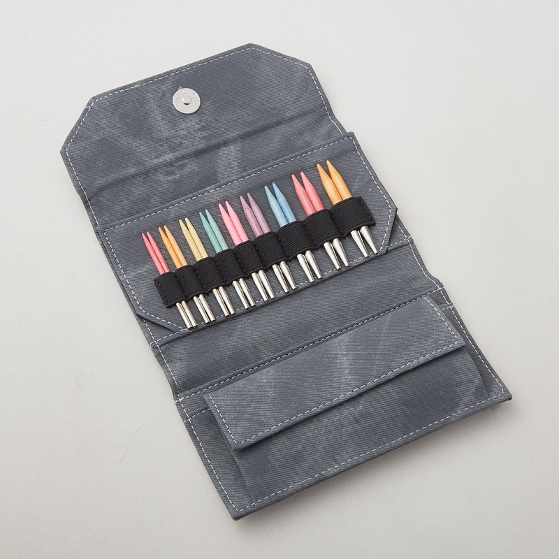 Lykke Colour Wooden Interchangeable Knitting Needle Set - Grey Denim (3 ...