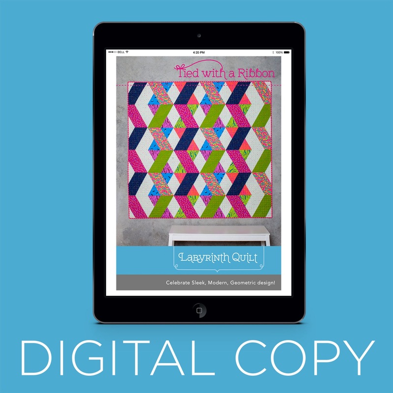 Digital Download - Labyrinth Quilt Pattern - Quilting Fabrics, Sewing ...