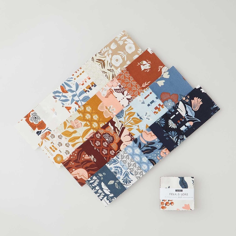 Folk and Lore Mini Charm Pack - Quilting Fabrics, Sewing Tools ...