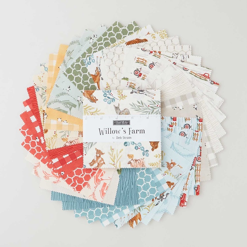 Willow's Farm Charm Pack - Quilting Fabrics, Sewing Tools, Embroidery ...