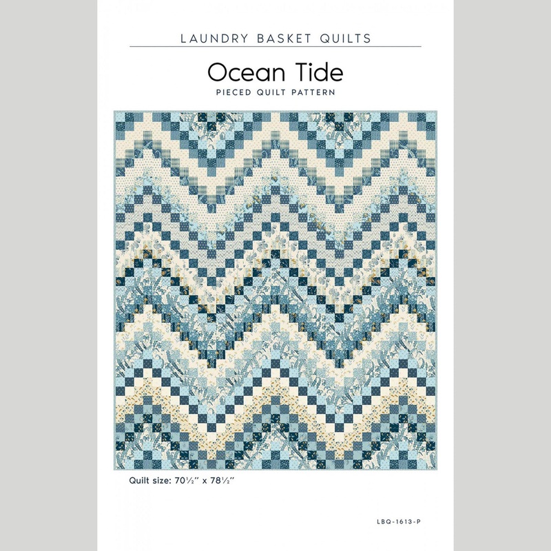 Ocean Tide Quilt Pattern - Quilting Fabrics, Sewing Tools, Embroidery ...