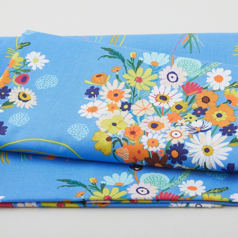 Harmony - Somewhere Bluebird 2 Yard Cut - Quilting Fabrics, Sewing ...