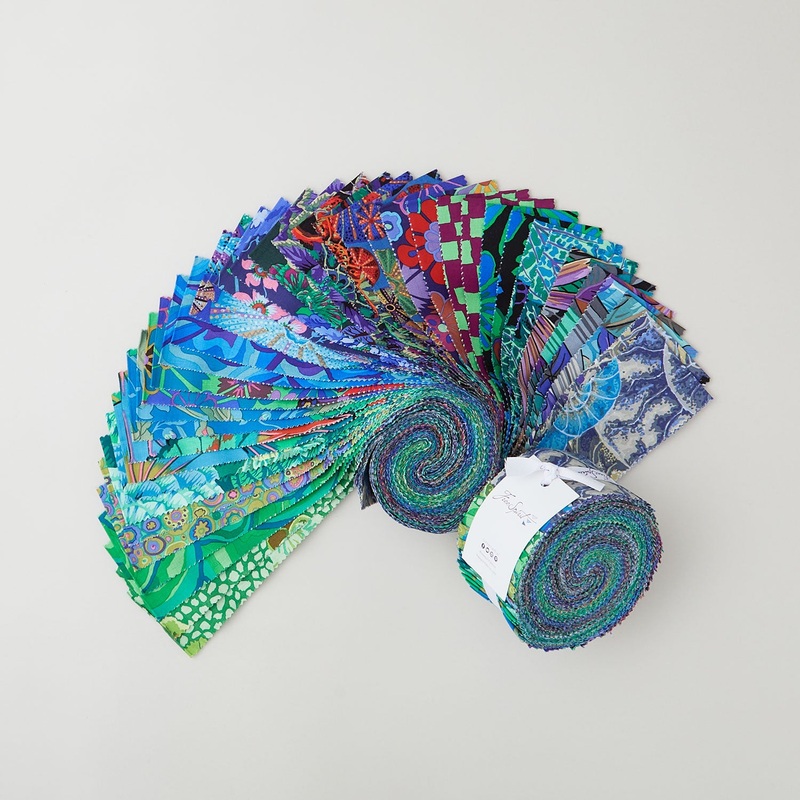 Kaffe Fassett Collective - August 2024 Cool Colorway 2 1/2" Strips ...