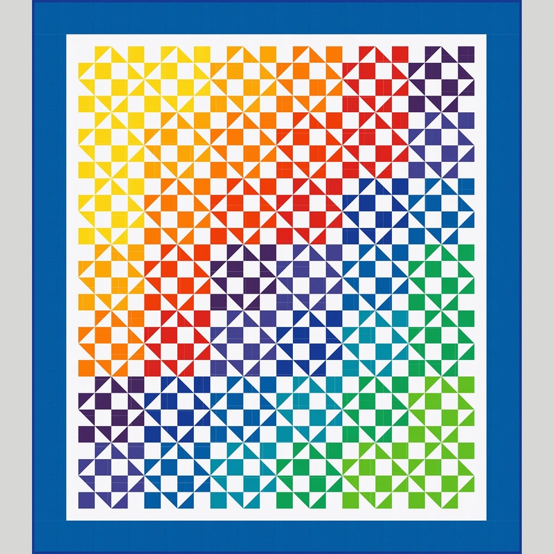 Missouri Star Kona Cotton Solid Half & Half Twist Quilt Kit - Quilting ...