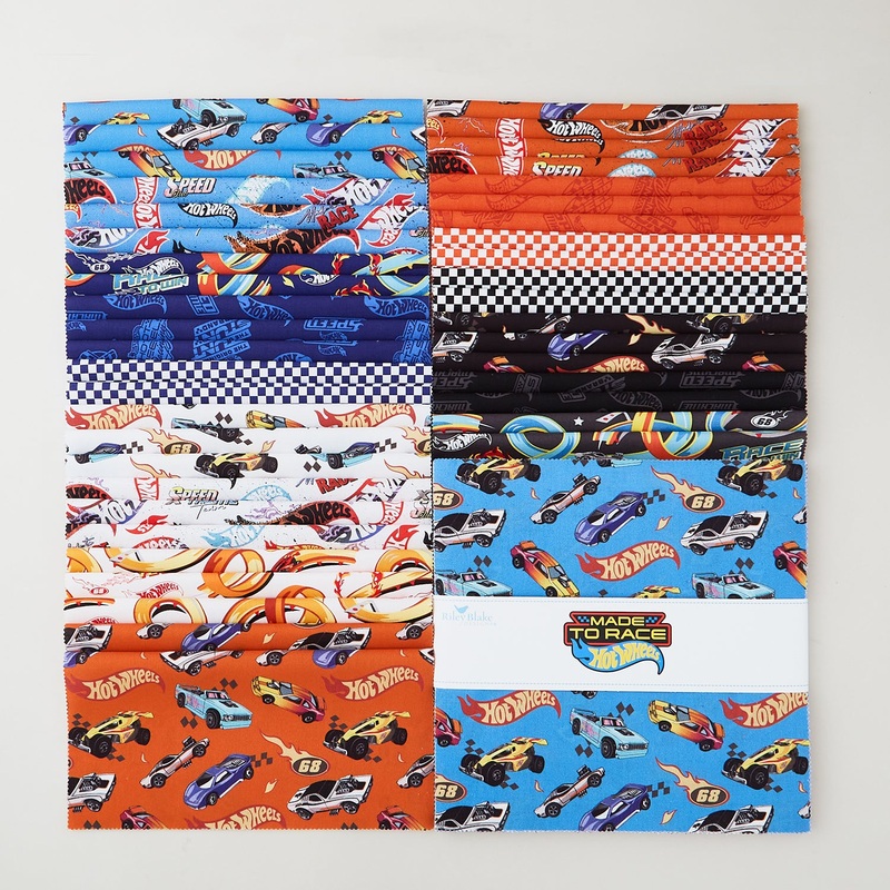 Made to Race Hot Wheels 10" Stackers - Quilting Fabrics, Sewing Tools ...