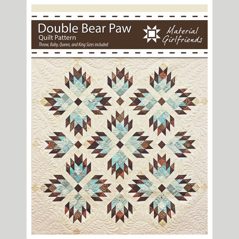 Double Bear Paw Quilt Pattern - Quilting Fabrics, Sewing Tools ...