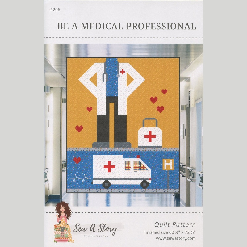 Be A Medical Professional Quilt Pattern - Quilting Fabrics, Sewing ...