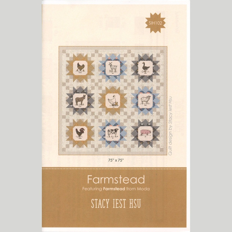 Farmstead Quilt Pattern - Quilting Fabrics, Sewing Tools, Embroidery ...