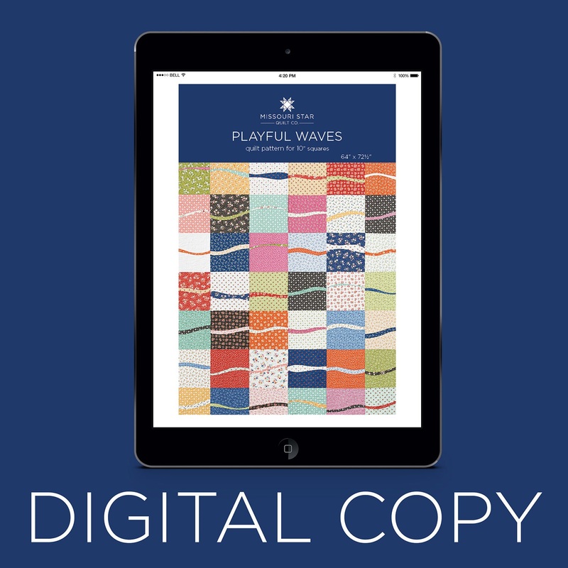 Digital Download - Playful Waves Quilt Pattern by Missouri Star ...