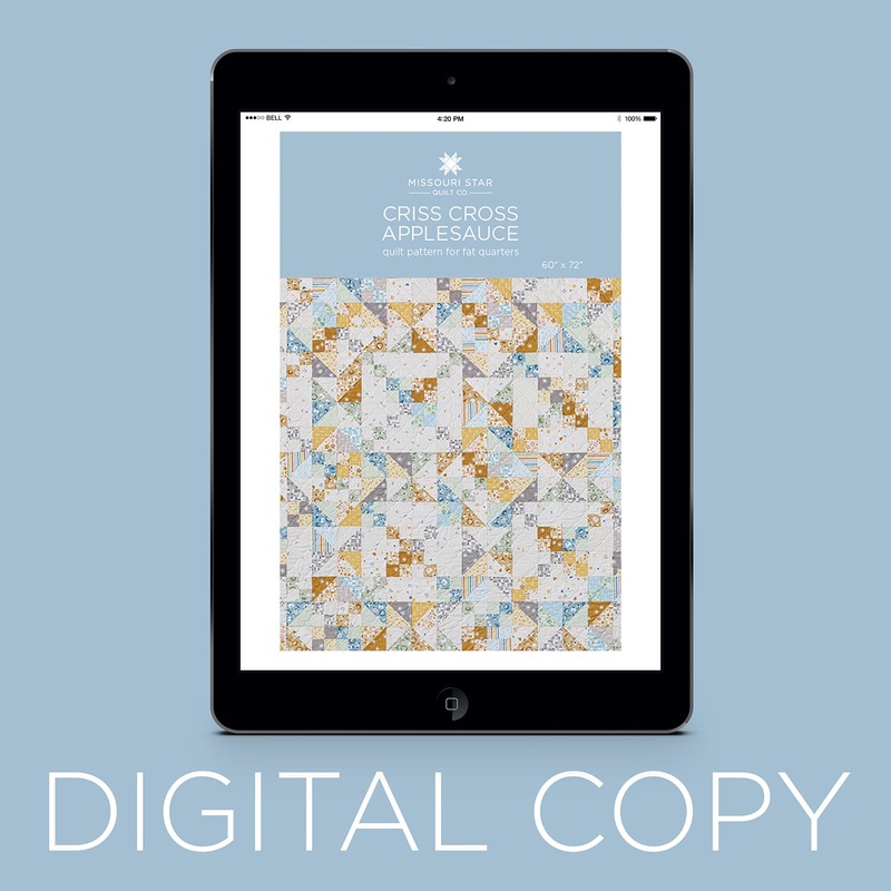 Digital Download - Criss Cross Applesauce Quilt Pattern by Missouri ...