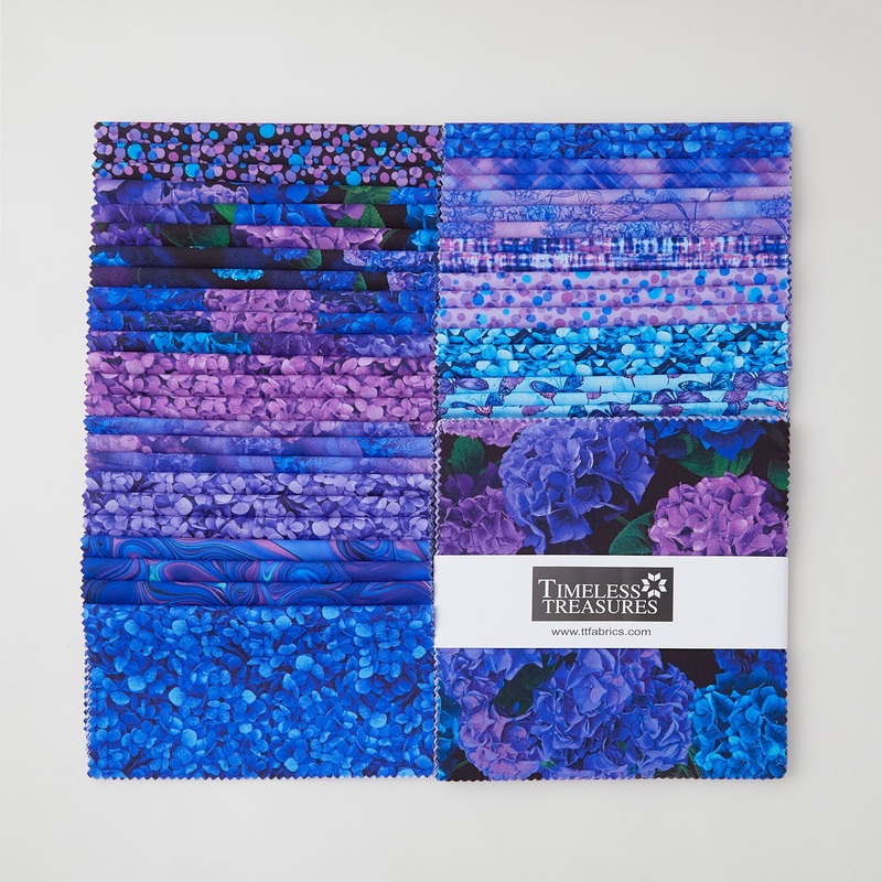 Midnight Bloom 10" Squares - Quilting Fabrics, Sewing Tools, Embroidery ...