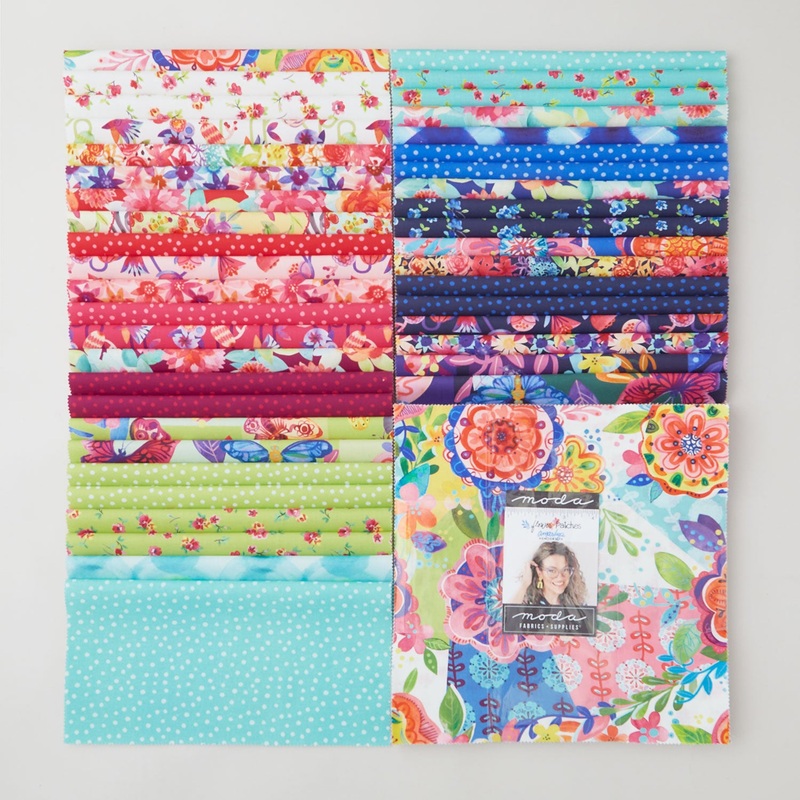 Flower Patches Layer Cake - Quilting Fabrics, Sewing Tools, Embroidery ...