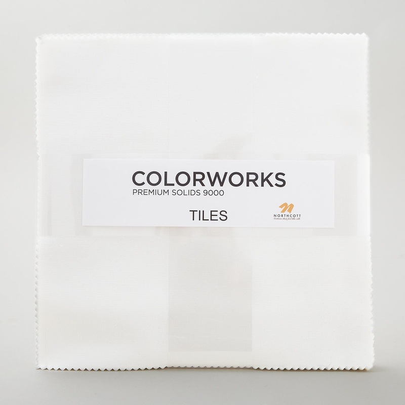 Colorworks Premium Solids Eggshell Tiles - Quilting Fabrics, Sewing ...