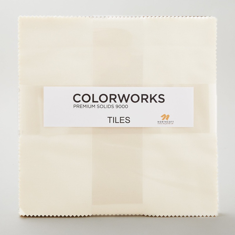 Colorworks Premium Solids Snow Tiles - Quilting Fabrics, Sewing Tools ...