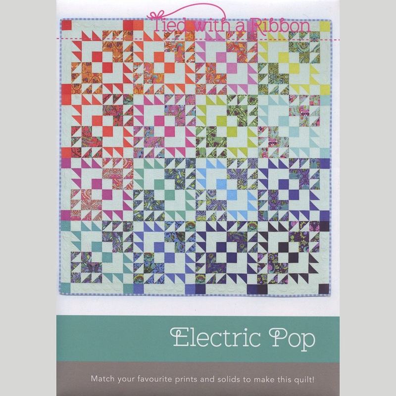 Electric Pop Quilt Pattern - Quilting Fabrics, Sewing Tools, Embroidery ...
