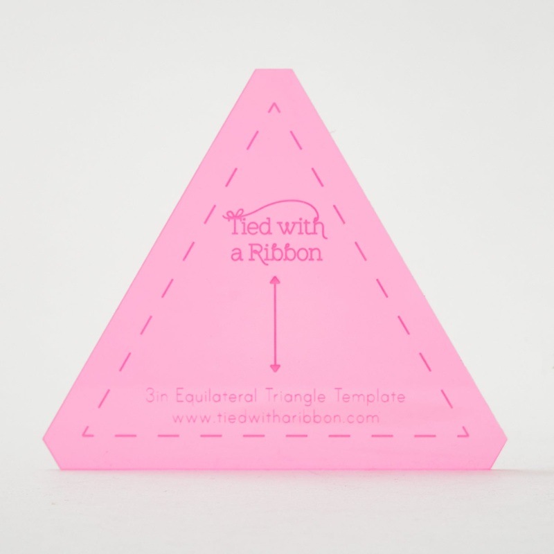 3" Equilateral Triangle Template - Quilting Fabrics, Sewing Tools ...
