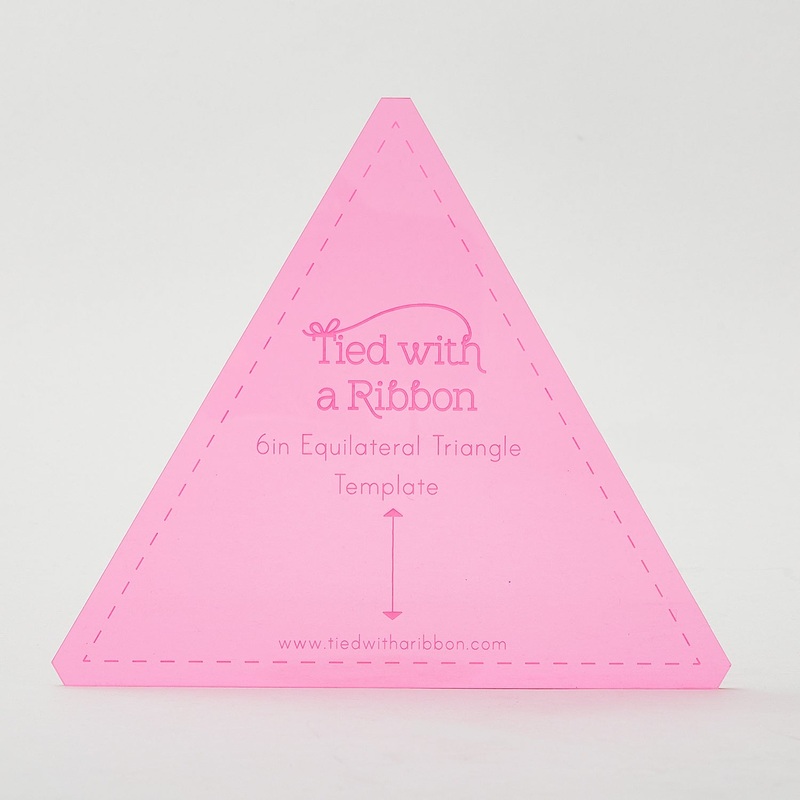 6" Equilateral Triangle Template - Quilting Fabrics, Sewing Tools ...