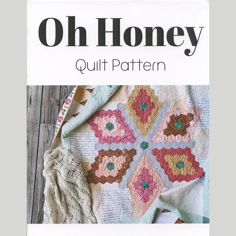 Oh Honey Quilt Pattern - Quilting Fabrics, Sewing Tools, Embroidery ...
