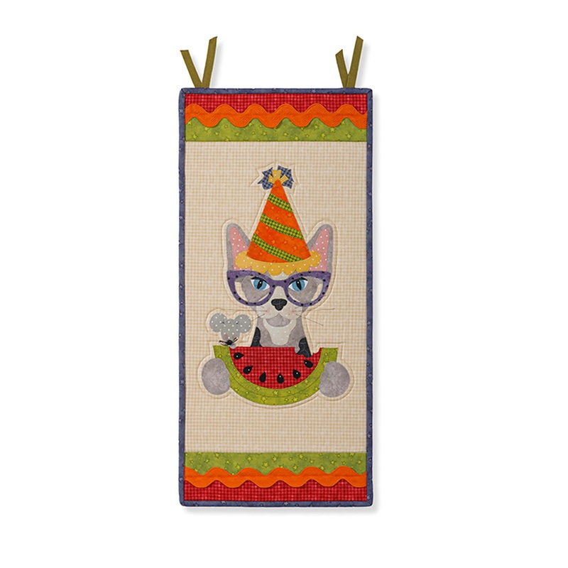 Hat on a Cat Door Banner Kit - Summer - Quilting Fabrics, Sewing Tools ...