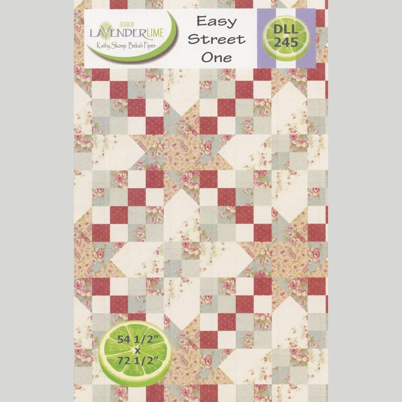Easy Street One Quilt Pattern - Quilting Fabrics, Sewing Tools ...